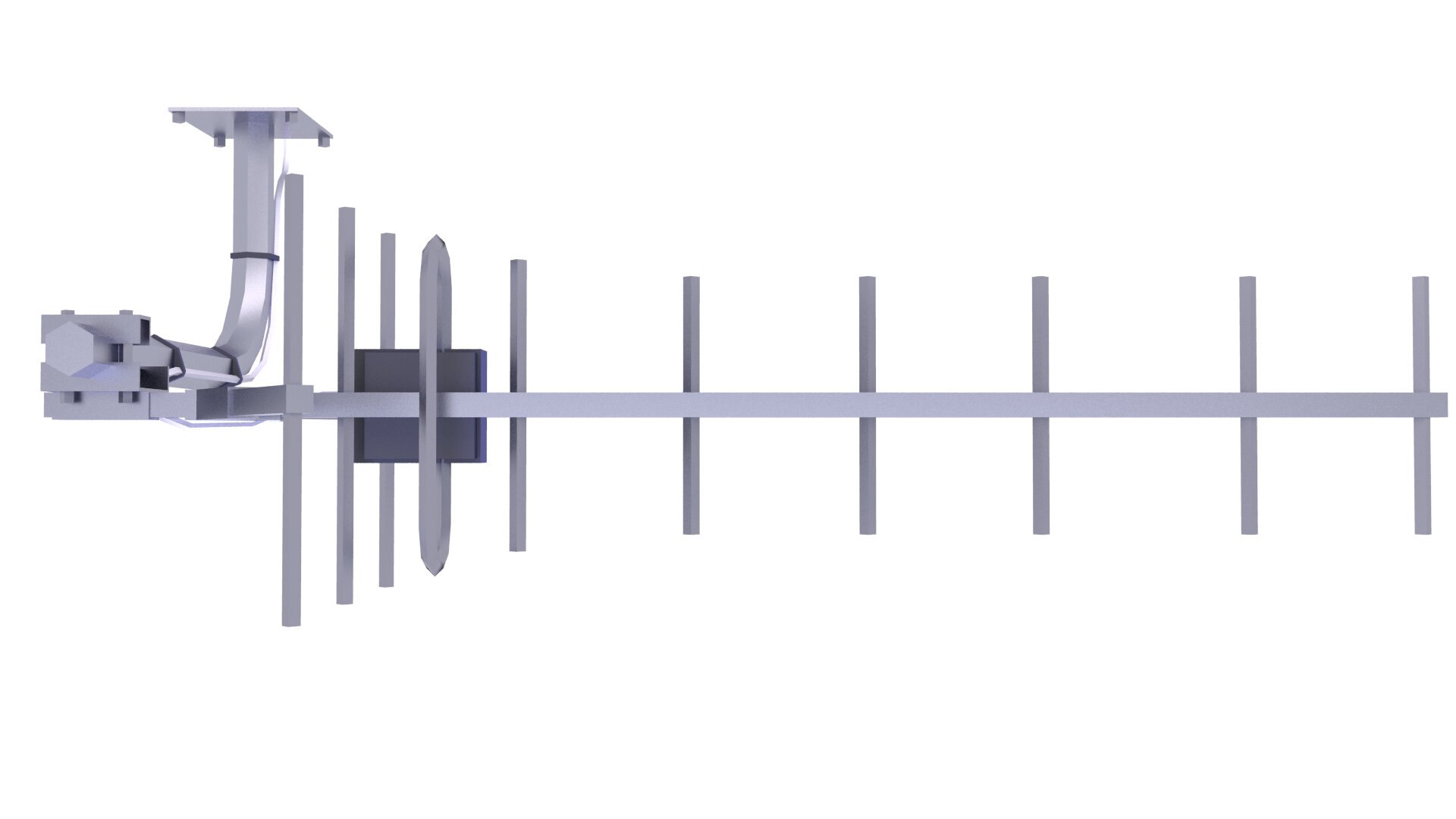 3D UHF Antenna Low 55 Model - TurboSquid 2257418