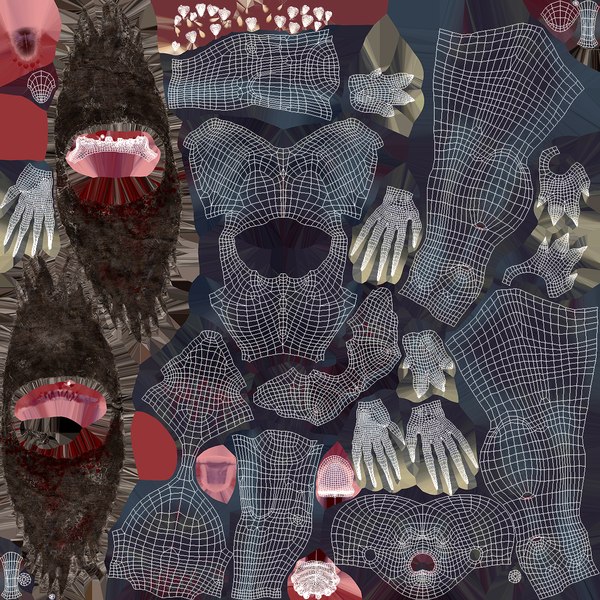 3D scary creature attack fantasy character - TurboSquid 1699063