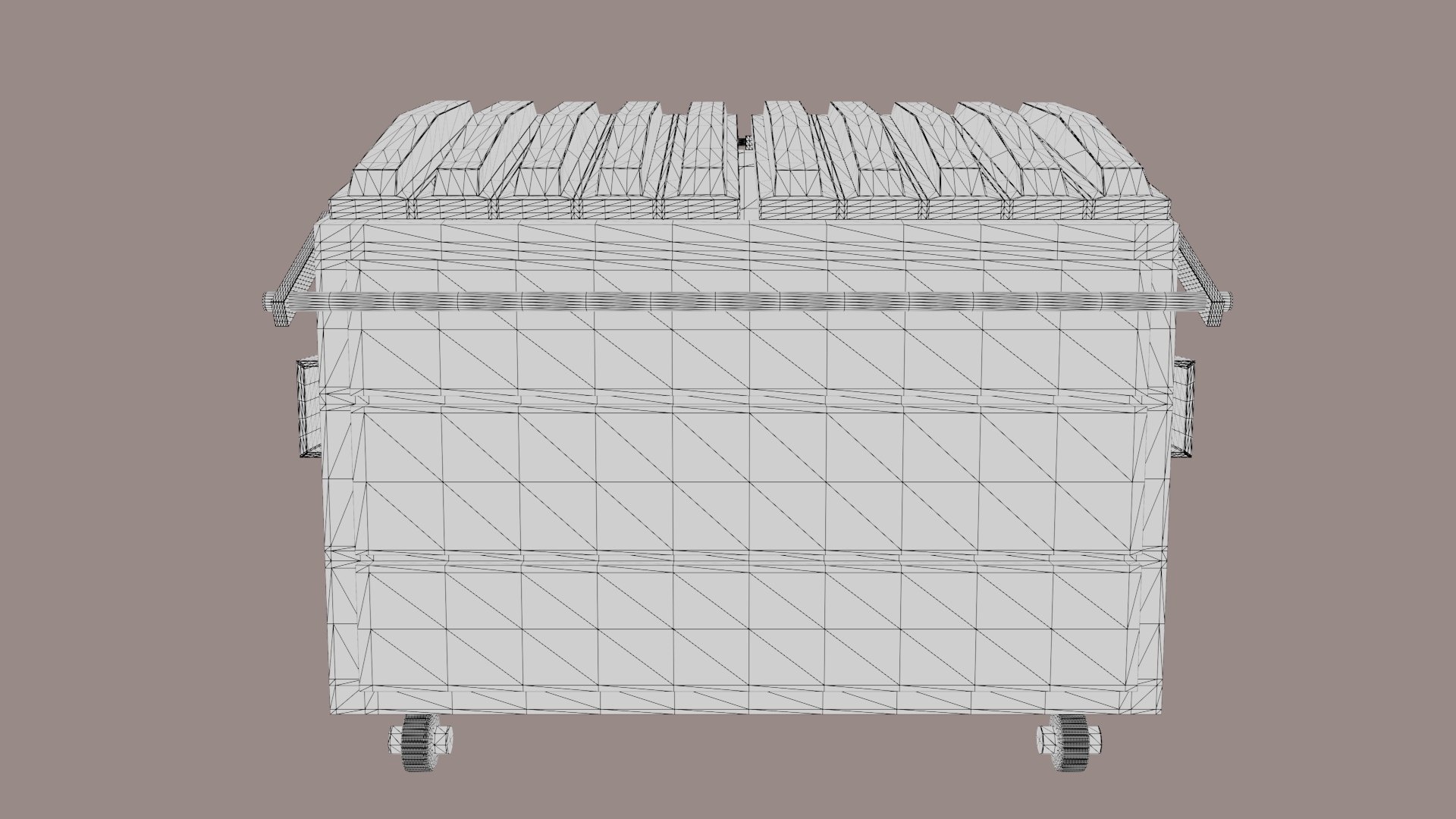 3D Model TRASH CONTAINER - TurboSquid 2140679