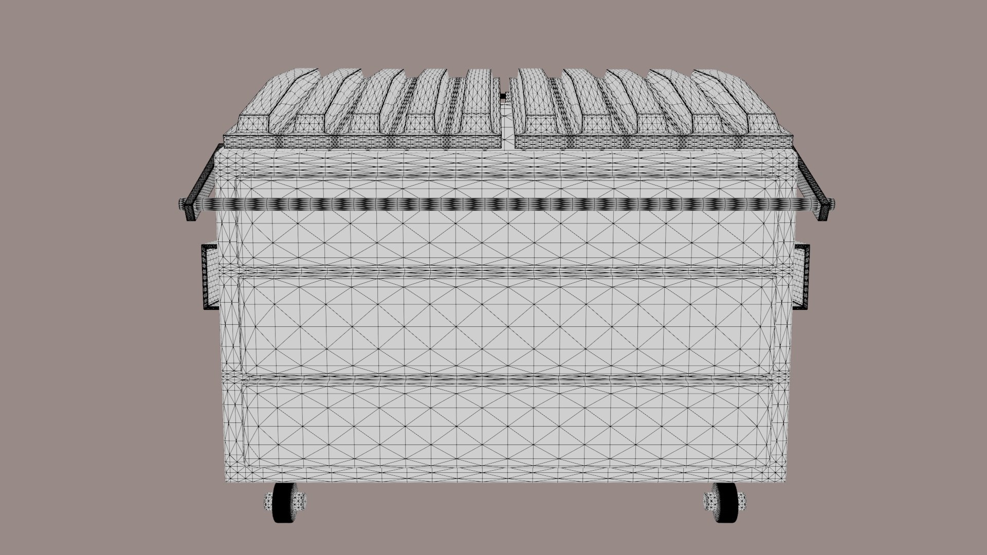 3D Model TRASH CONTAINER - TurboSquid 2140679