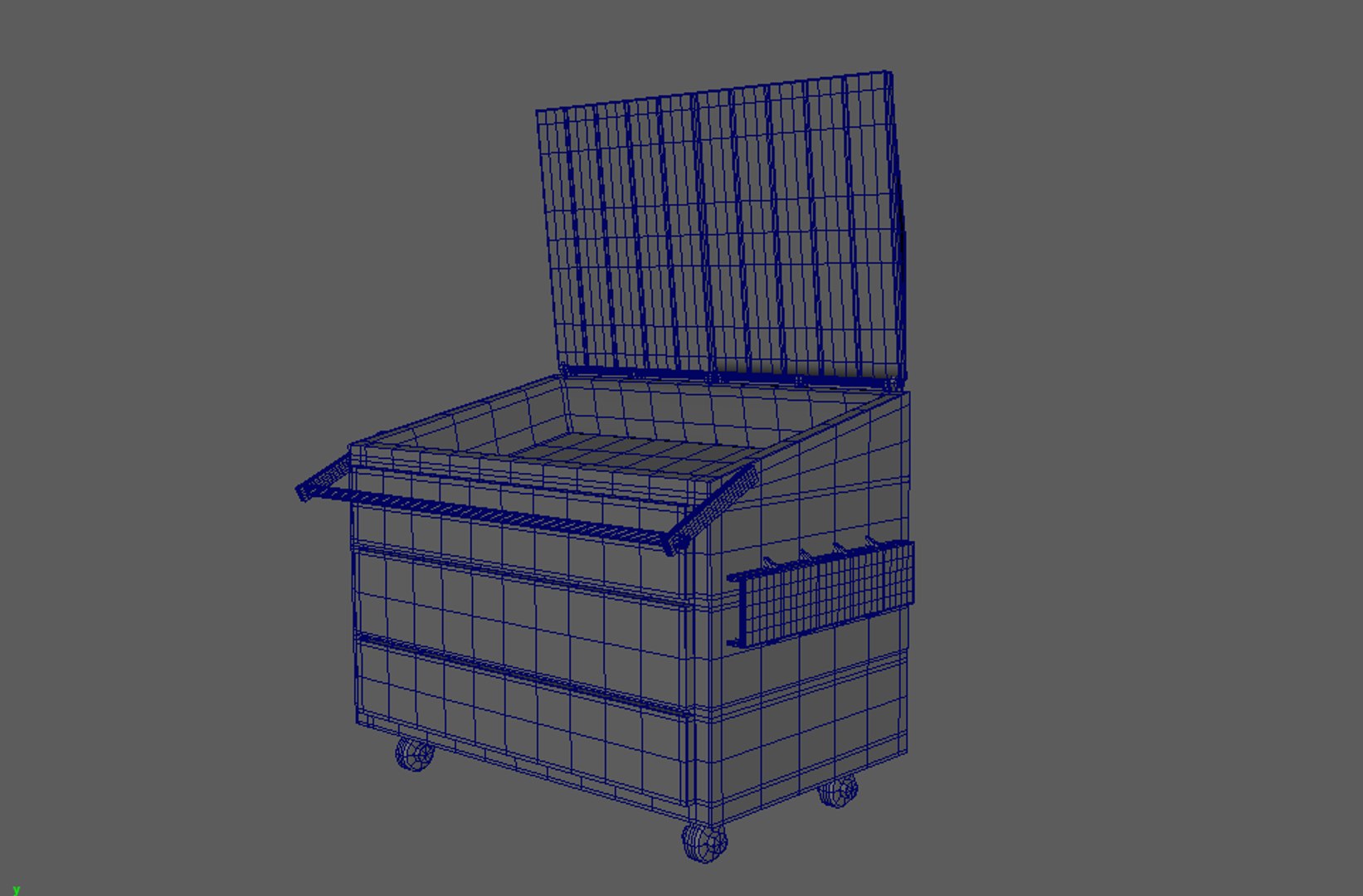 3D Model TRASH CONTAINER - TurboSquid 2140679