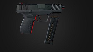 Free 3D Pistol Models - Available For Download On TurboSquid