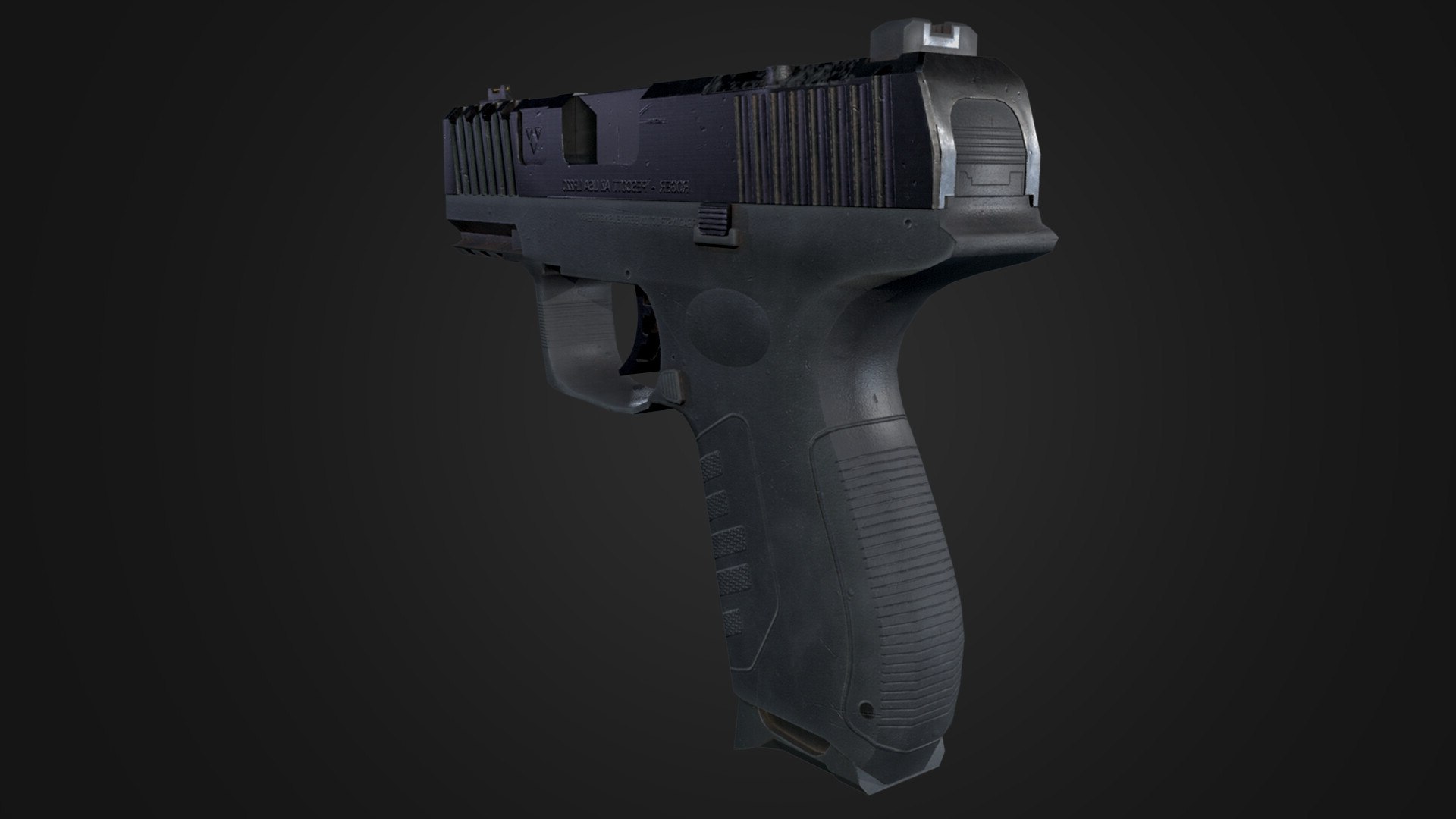 Free Pistol 3D Model - TurboSquid 2275089