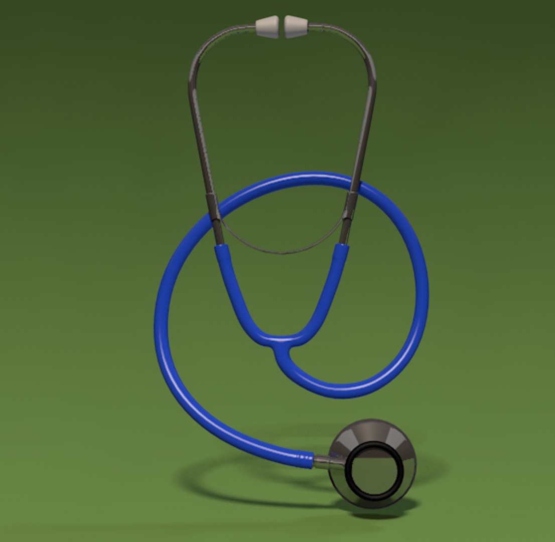 3d Stethoscope Heart Beat Model