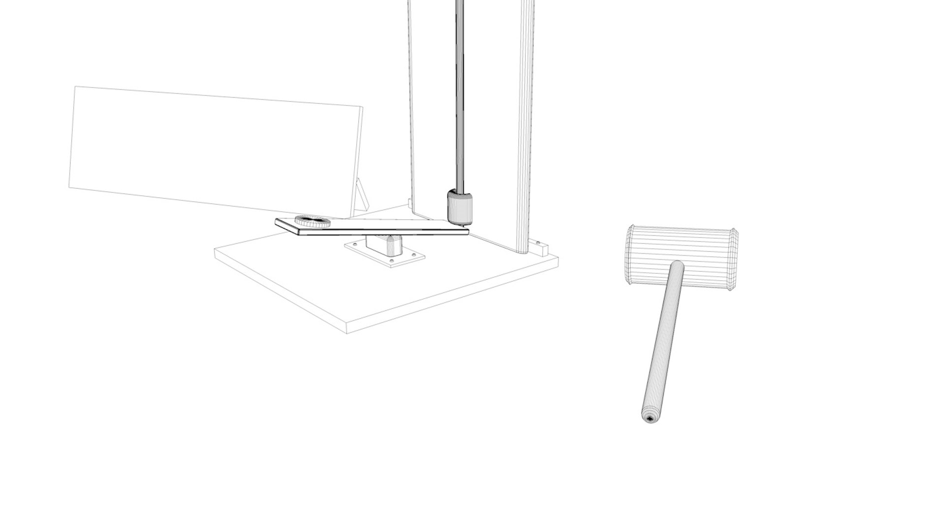 Test Strength Hammer 3D Model - TurboSquid 1278141