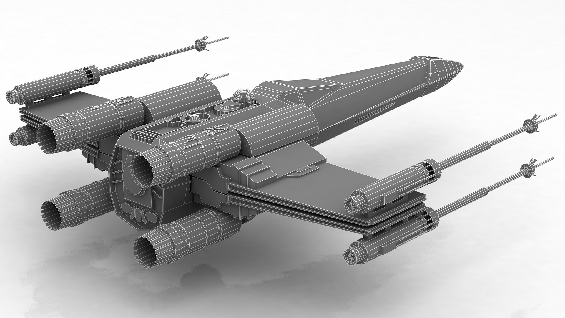 3D Model Star Wars X Wing - TurboSquid 1627810