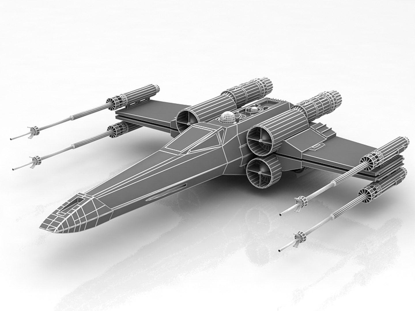 3D Model Star Wars X Wing - TurboSquid 1627810