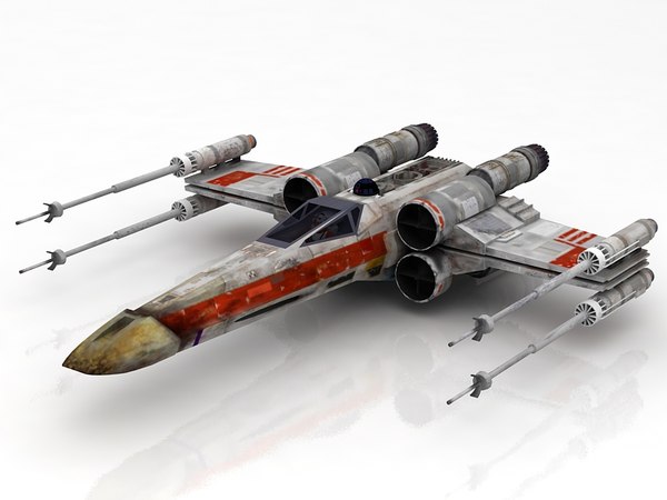 3D rebel x-wing fighter star wars model - TurboSquid 1341869