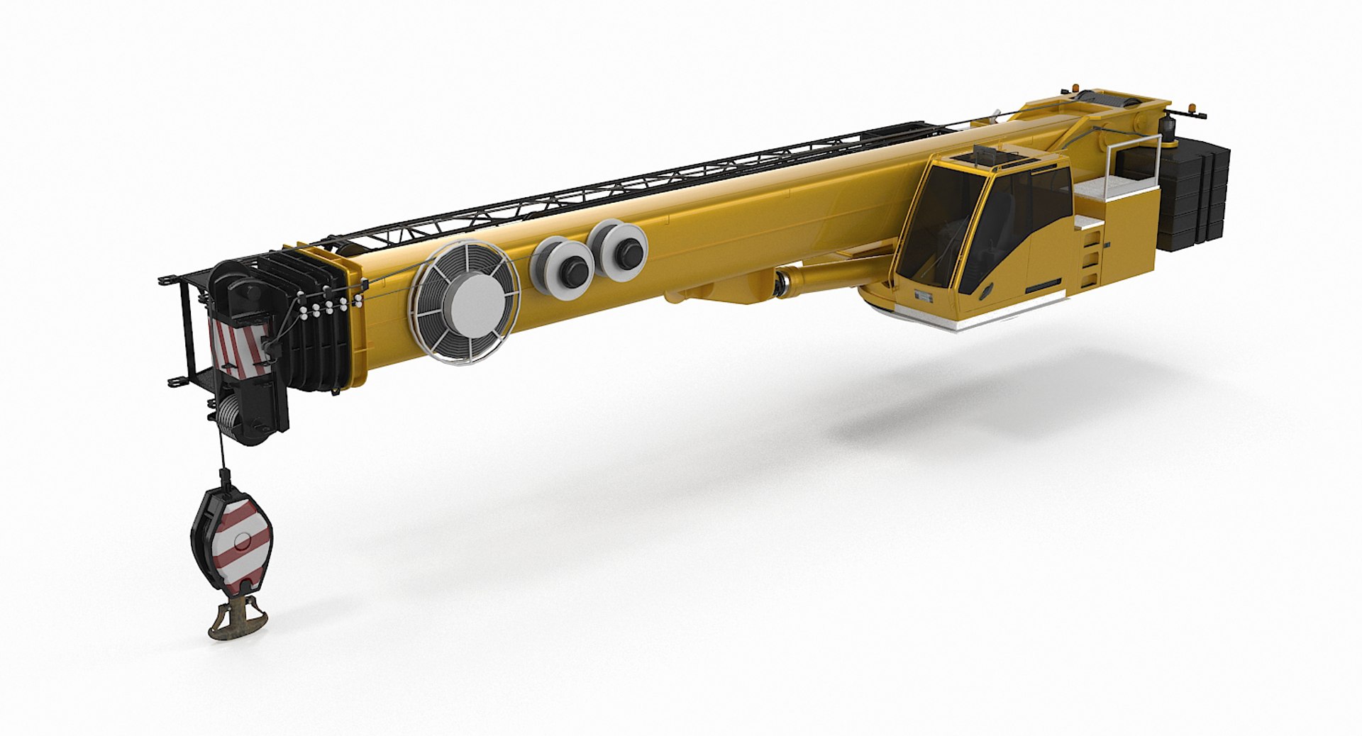 Mobile Crane 3d Model