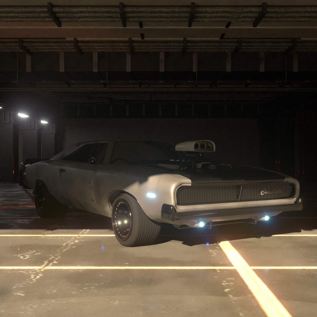 Super Sports Car In Creepy Liminal Space Parking Lot3Dモデル - TurboSquid ...