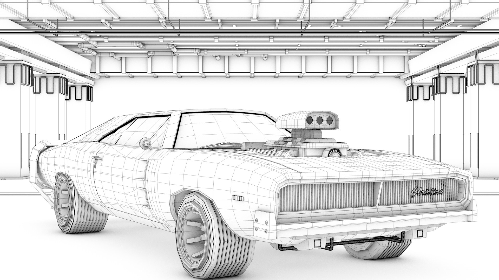 coloring pages of a 1970 dodge charger