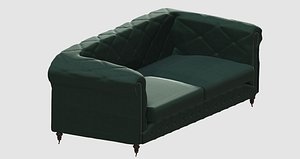Sofa Capitone 3D Models for Download | TurboSquid