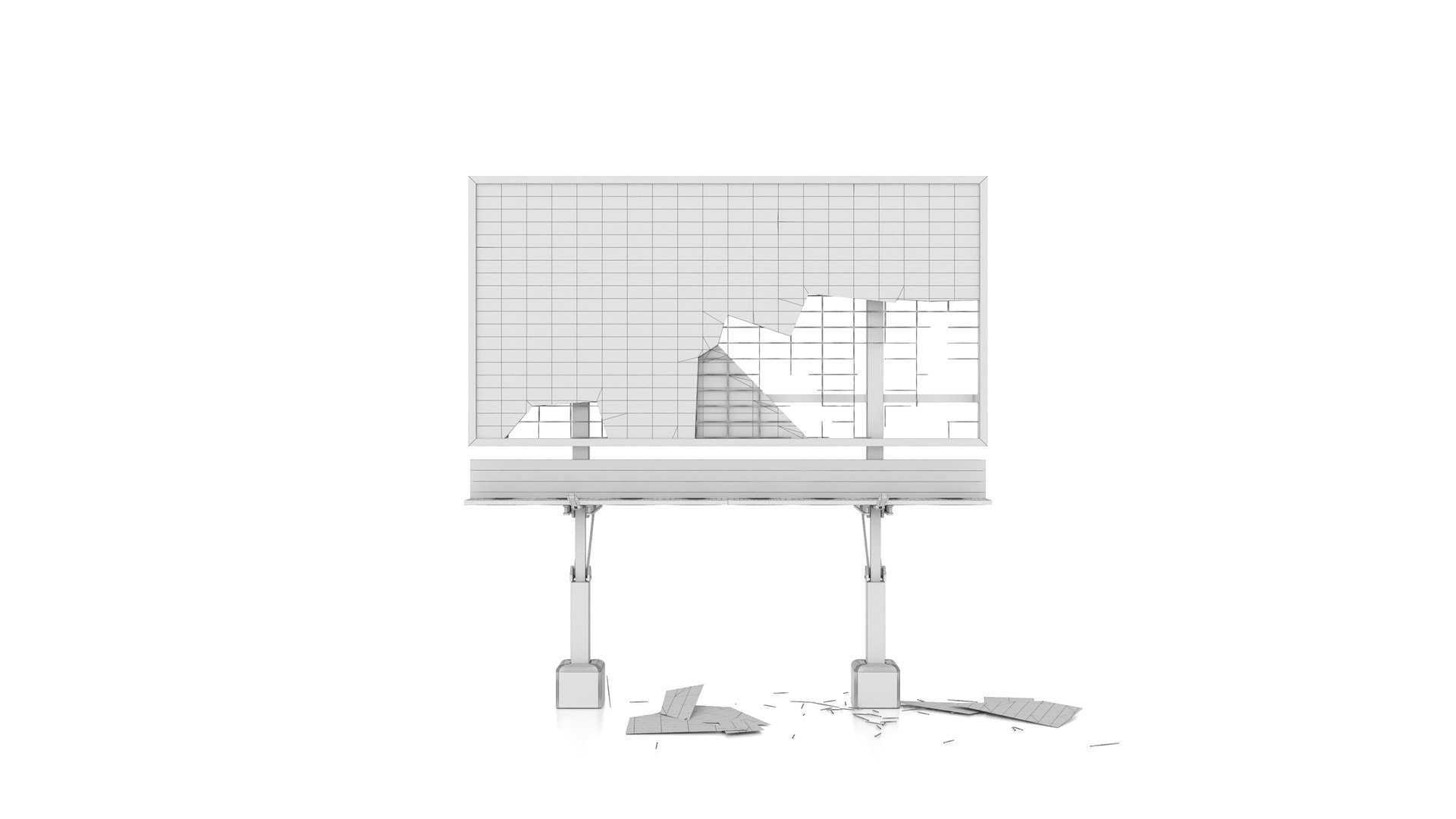 3D Damage Billboard Model - TurboSquid 1405735