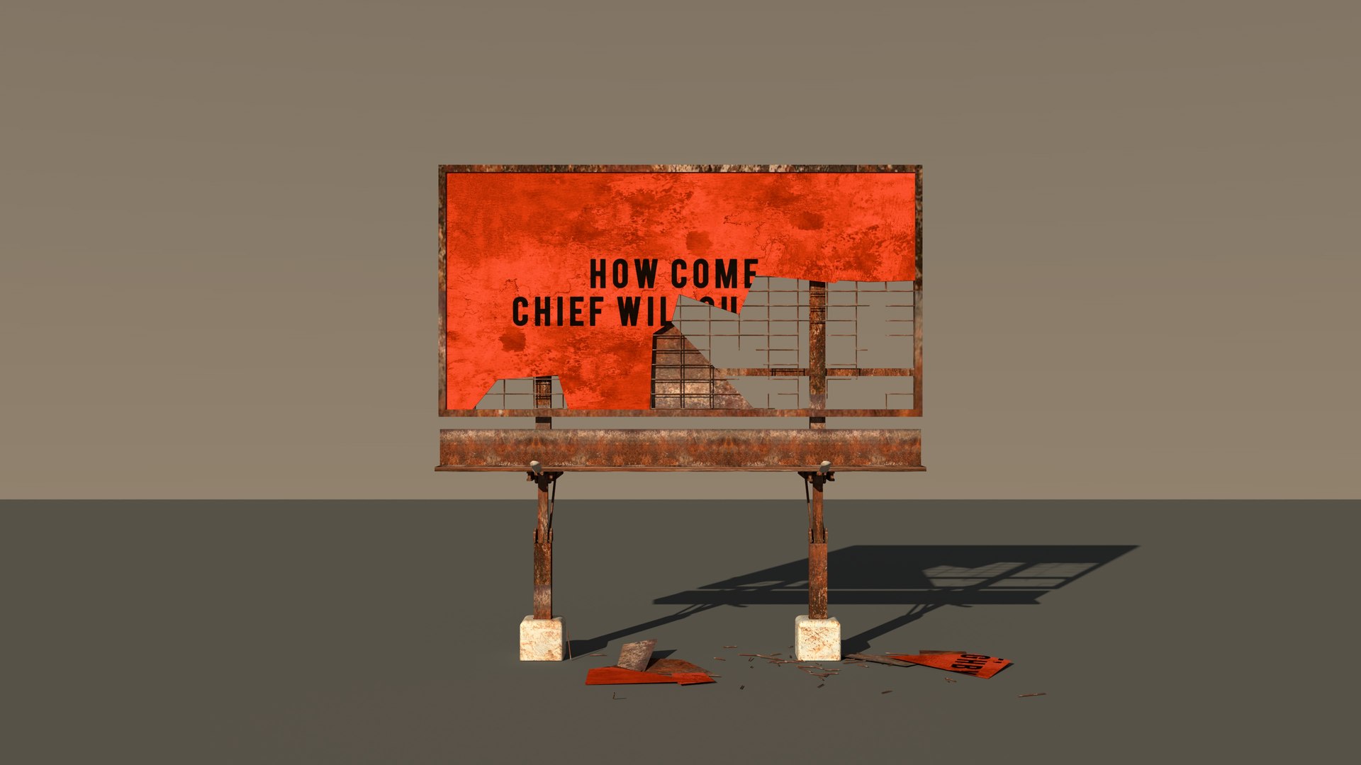 3D Damage Billboard Model - TurboSquid 1405735