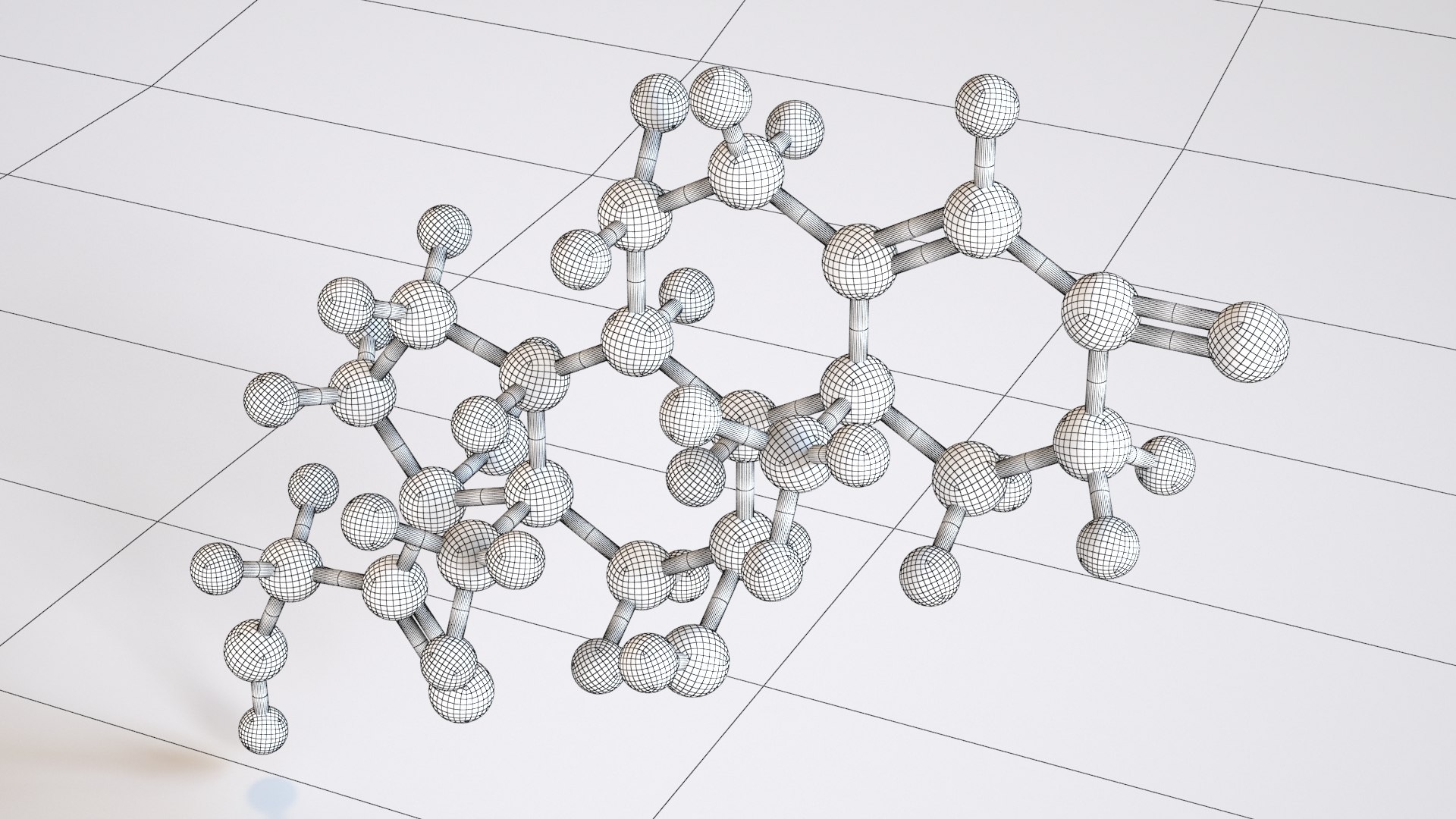 3D Cortisol Molecular Model - TurboSquid 1534648