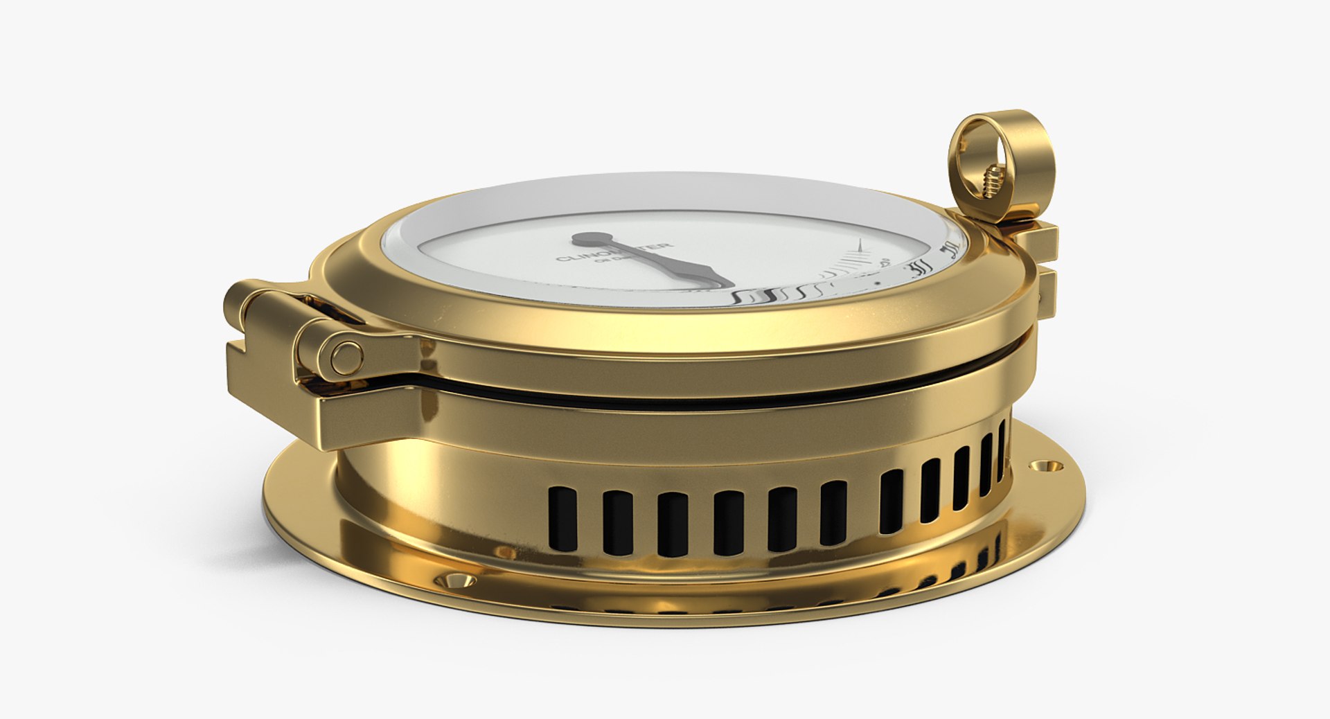 Brass Ship Clinometer 3D Model - TurboSquid 1289119