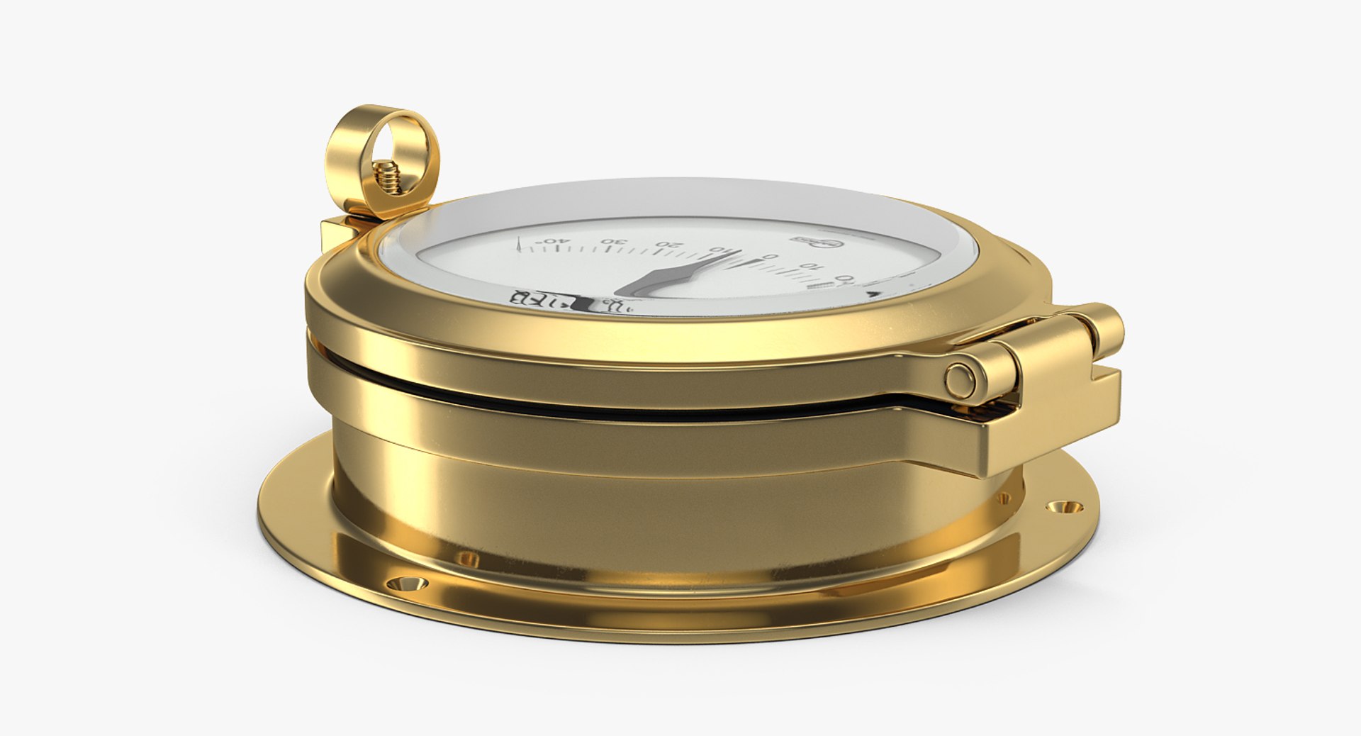 Brass Ship Clinometer 3D Model - TurboSquid 1289119