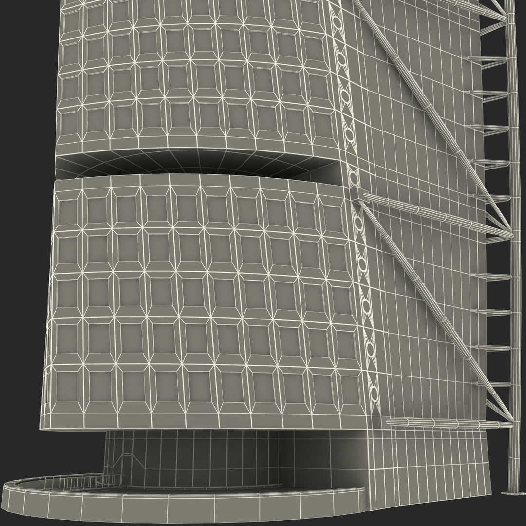 3d hsb turning torso building