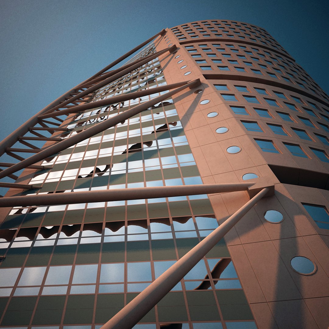 3d Hsb Turning Torso Building