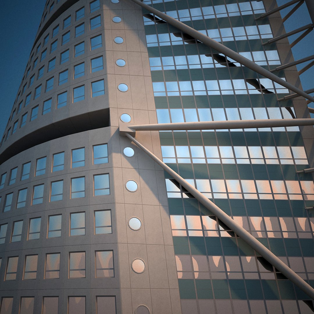 3d Hsb Turning Torso Building
