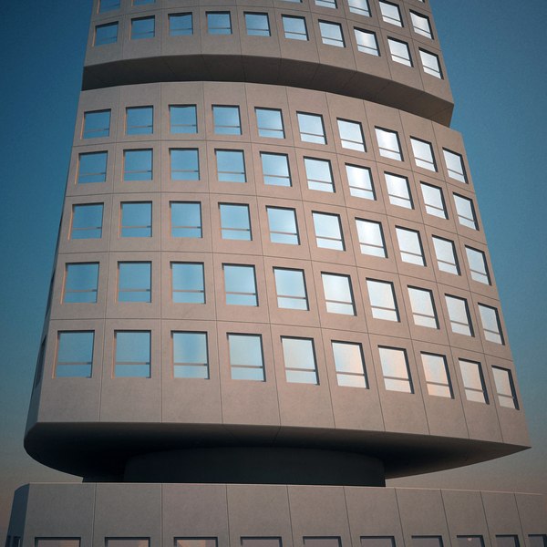 3d hsb turning torso building
