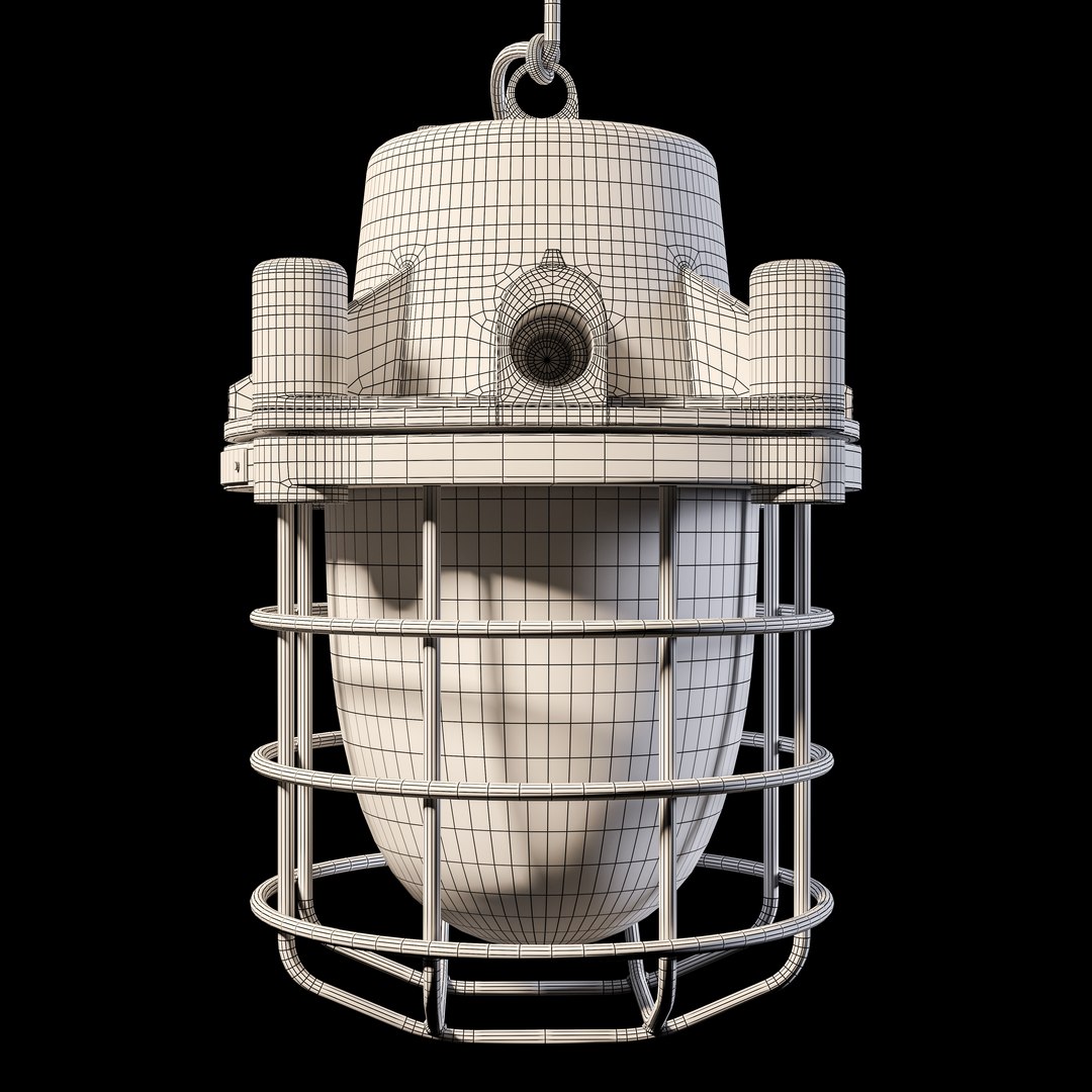 1970s Steel And Glass Nautical Caged Ship Light With Wrench Model ...