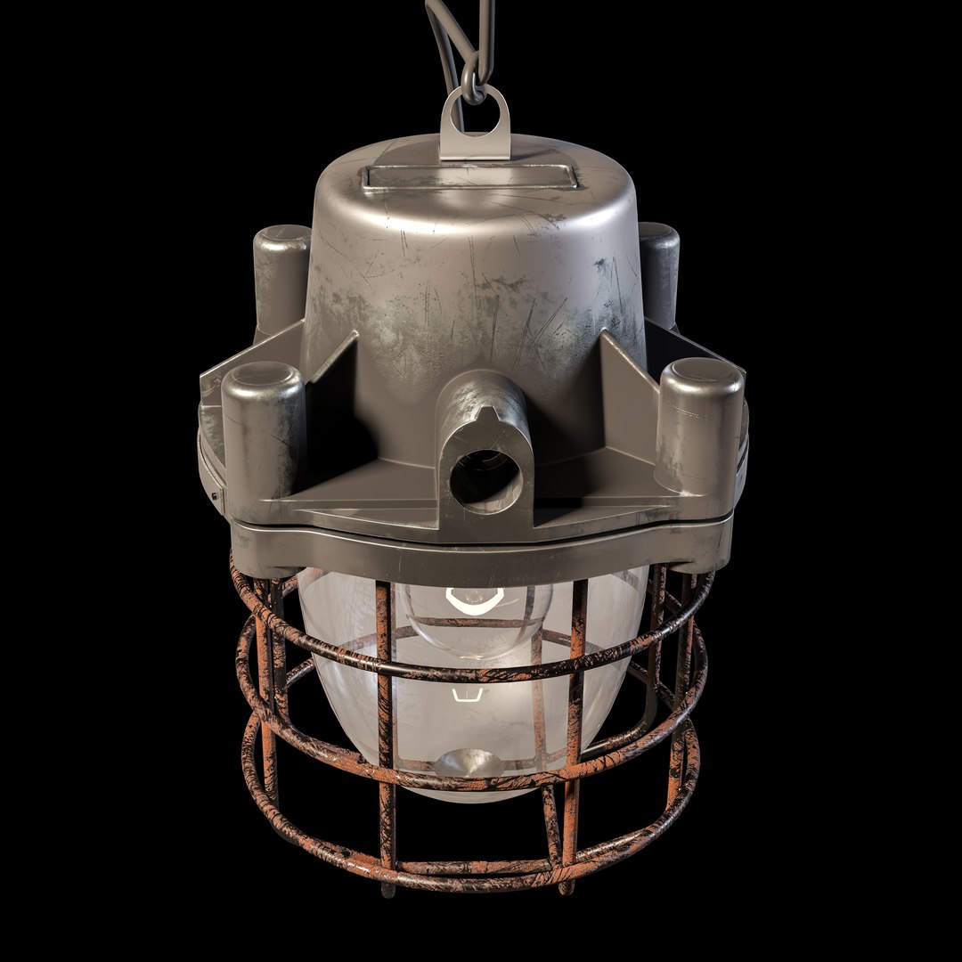 1970s Steel And Glass Nautical Caged Ship Light With Wrench Model ...
