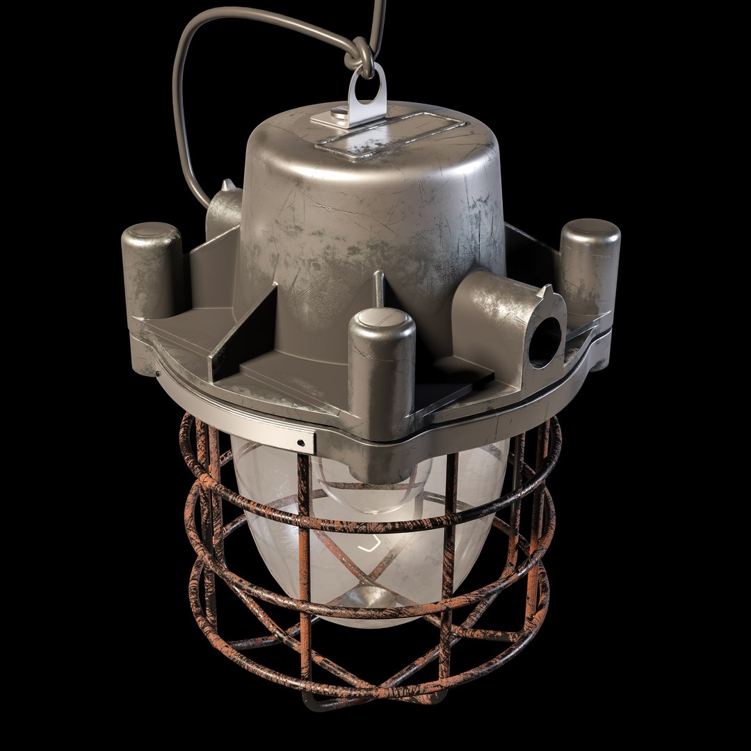 1970s Steel And Glass Nautical Caged Ship Light With Wrench Model ...