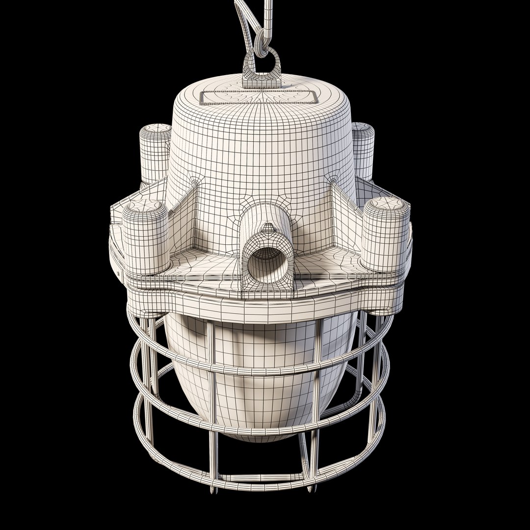 1970s Steel And Glass Nautical Caged Ship Light With Wrench Model ...