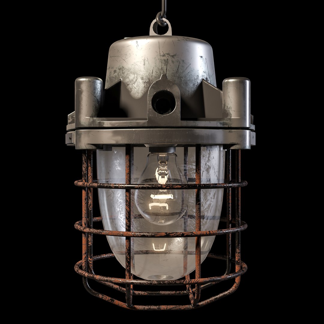 1970s Steel And Glass Nautical Caged Ship Light With Wrench Model ...