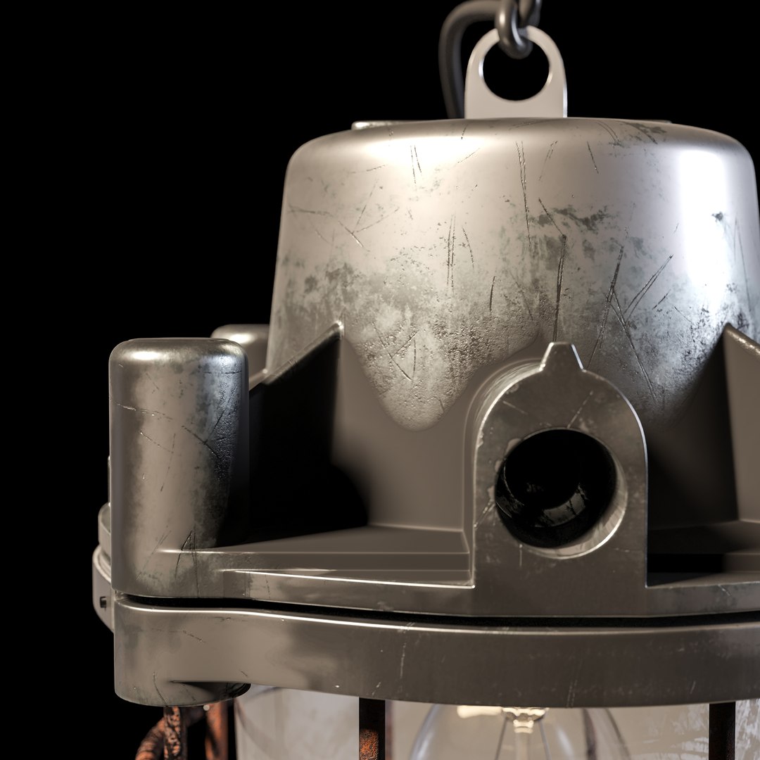 1970s Steel And Glass Nautical Caged Ship Light With Wrench Model ...