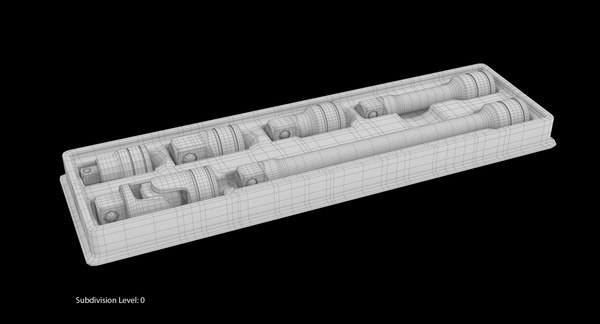 Socket tools set box model - TurboSquid 1364903