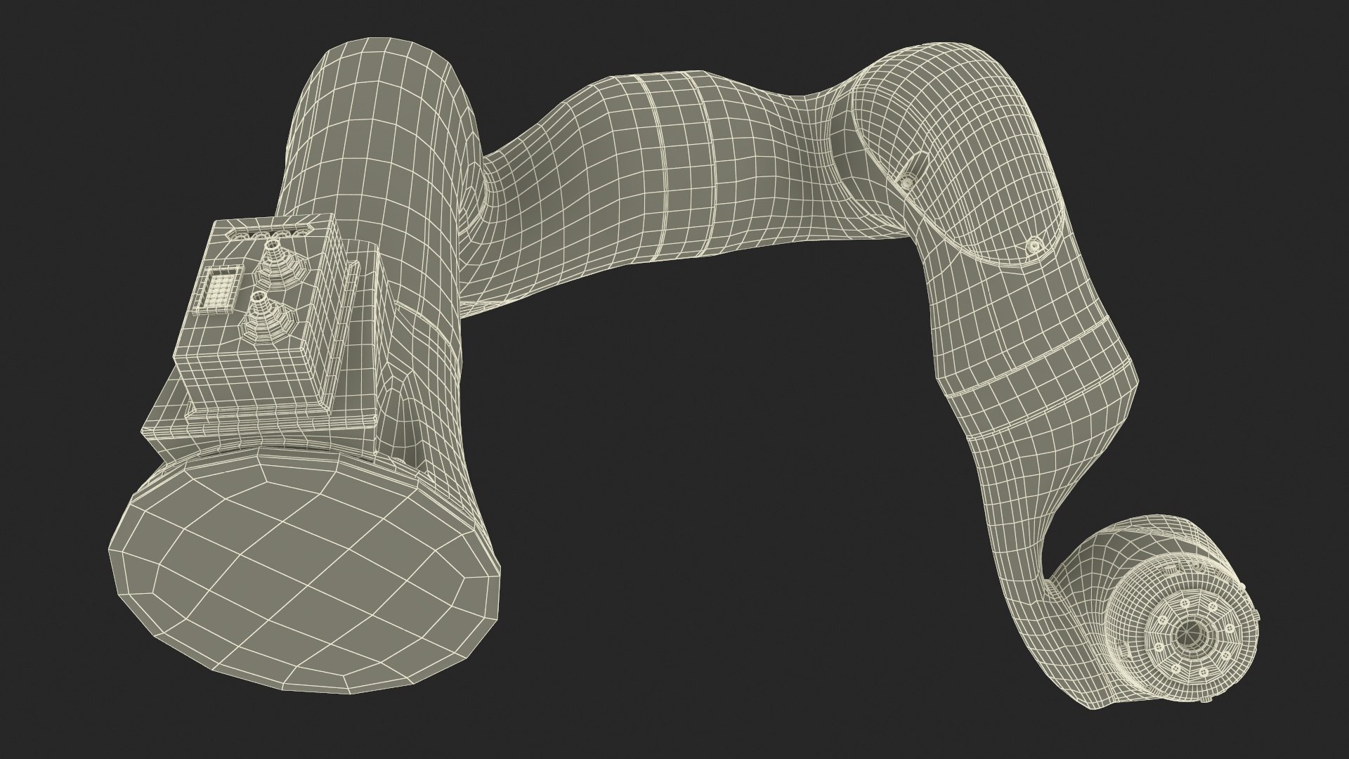 3D Industrial Robotic Hand Rigged For Maya Model - TurboSquid 2297418