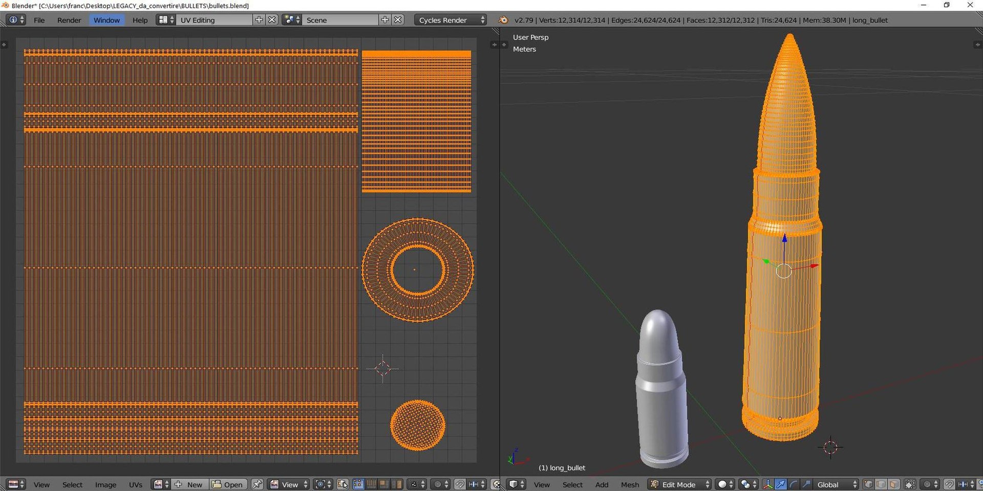 Bullets Guns Pistols 3D Model - TurboSquid 1297275