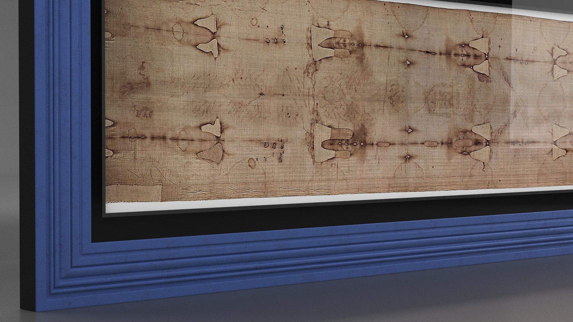 3D Shroud Of Turin Framed - TurboSquid 2274236