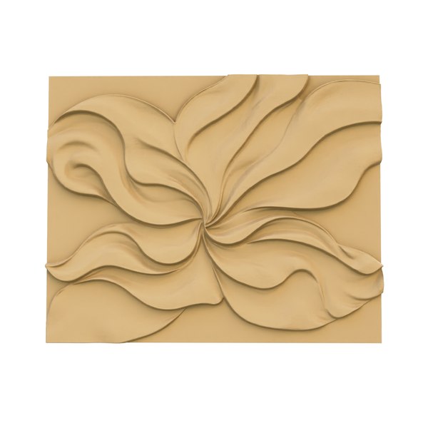 modelo 3d Conjunto de decoración de pared con paneles modernos Mural de ...