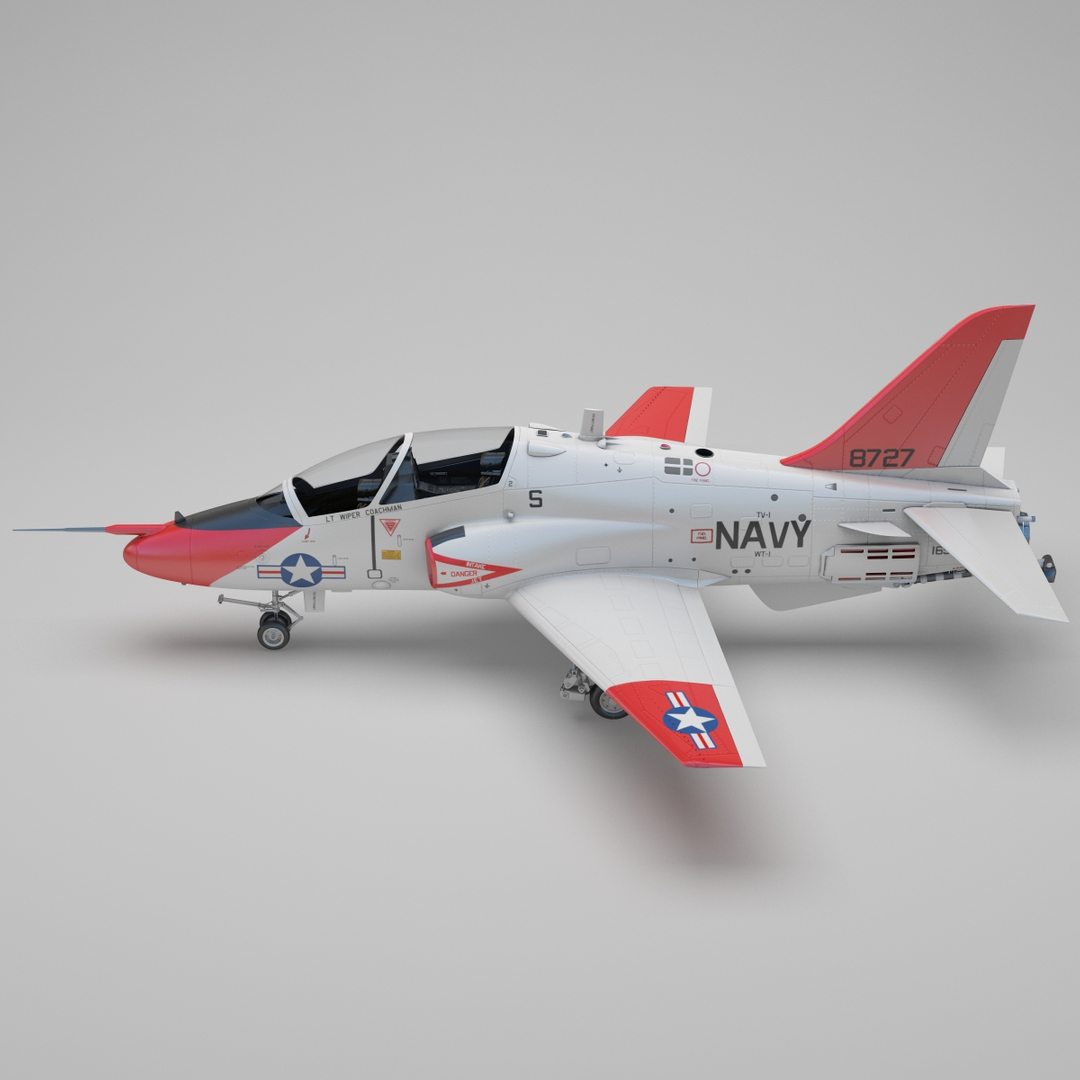 3d model mcdonnell douglas t-45 goshawk