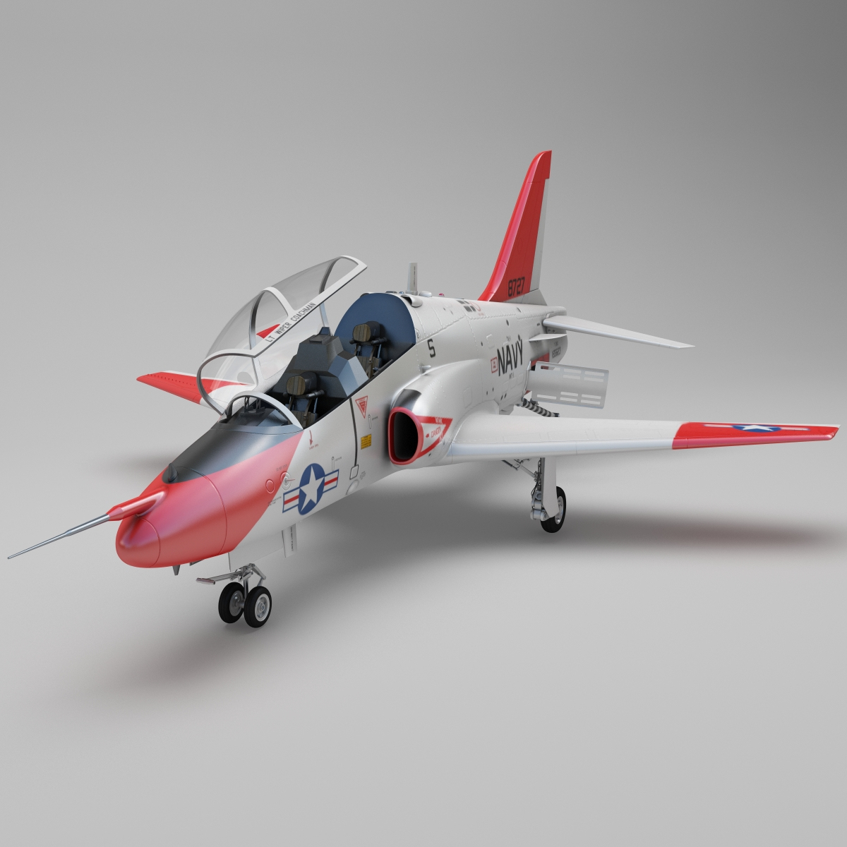 3d model mcdonnell douglas t-45 goshawk