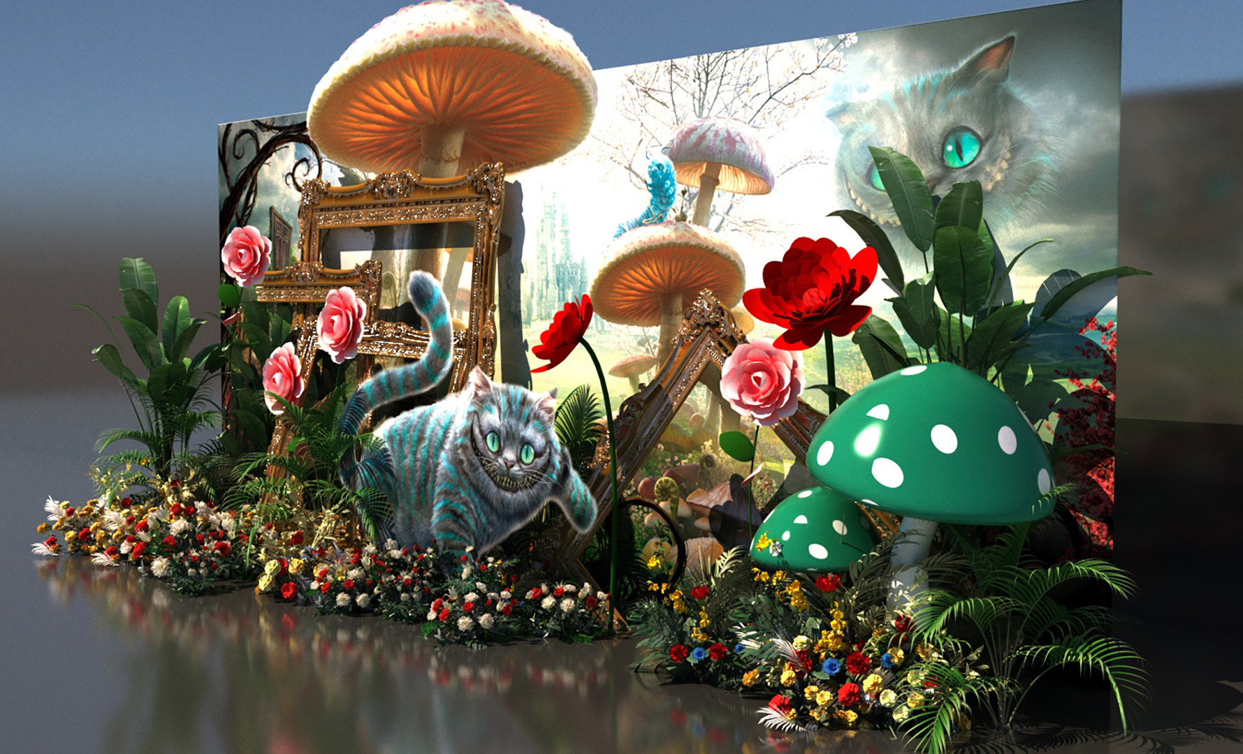 3d Model Alice In Wonderland Turbosquid 1766781