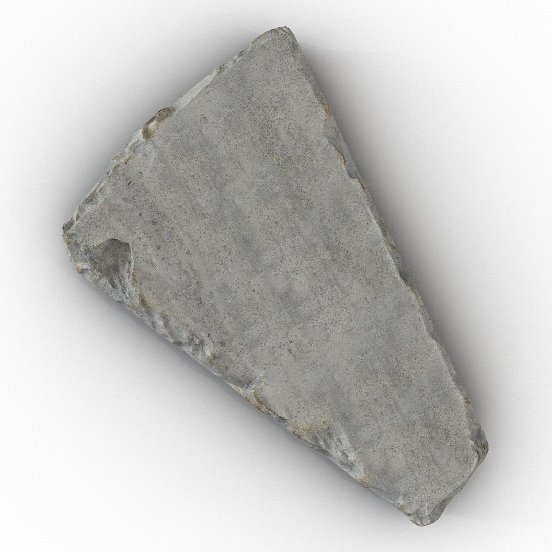 concrete chunk 7 materials 3d model