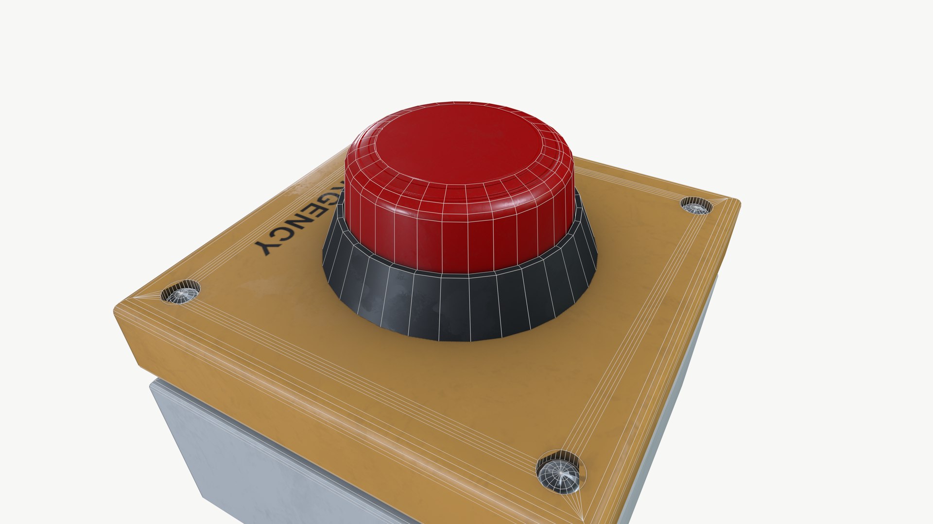 3D Emergency Button - TurboSquid 2333089
