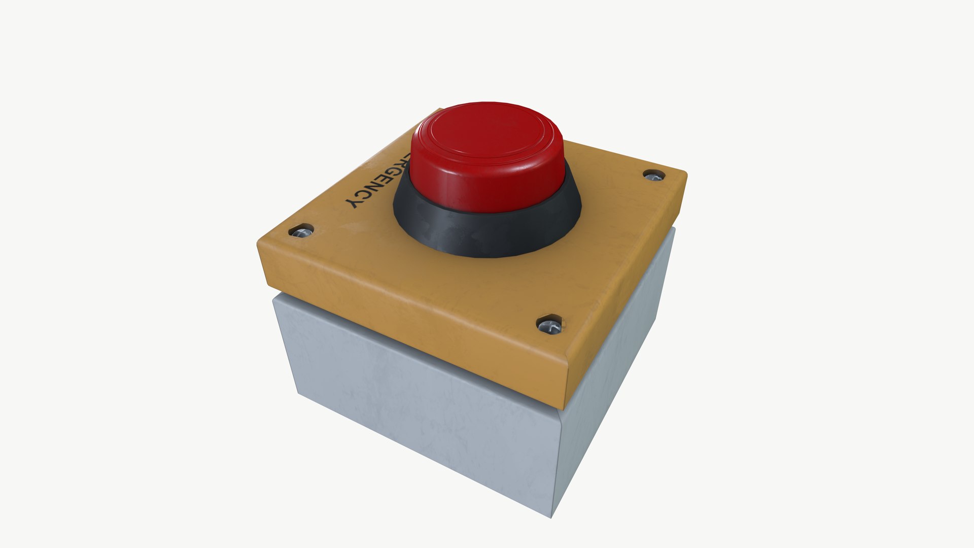3D Emergency Button - TurboSquid 2333089
