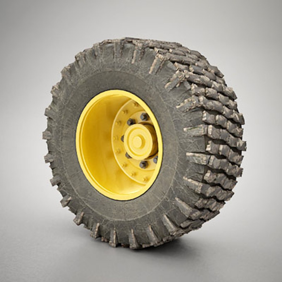industrial wheel 3d model