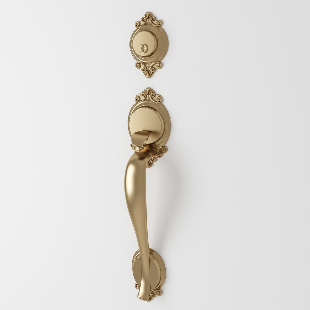 Classic Door Handle 3D Model - TurboSquid 1787172
