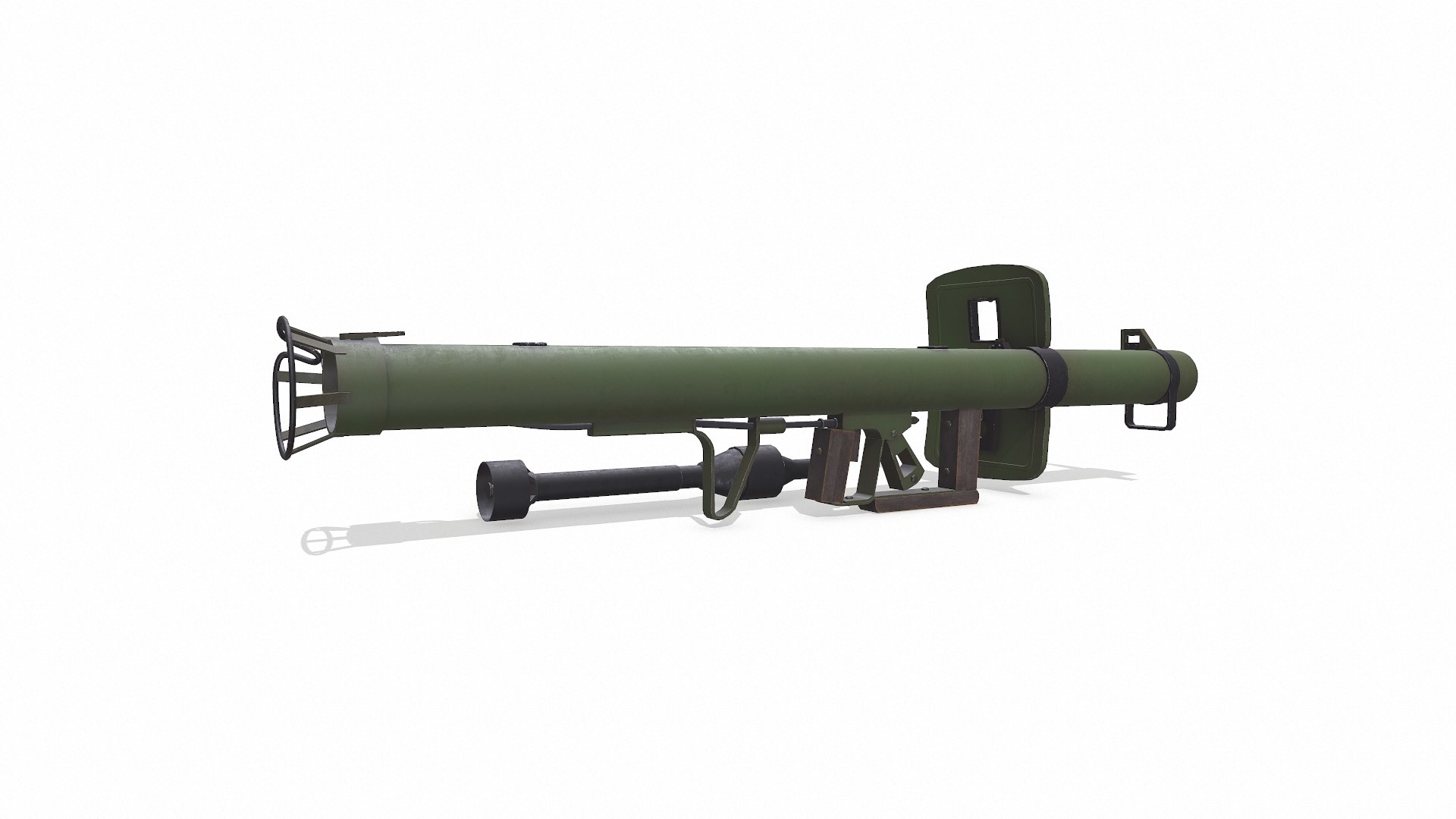 3D Model Panzerschreck Anti Tank Rocket Launcher Low-poly PBR ...