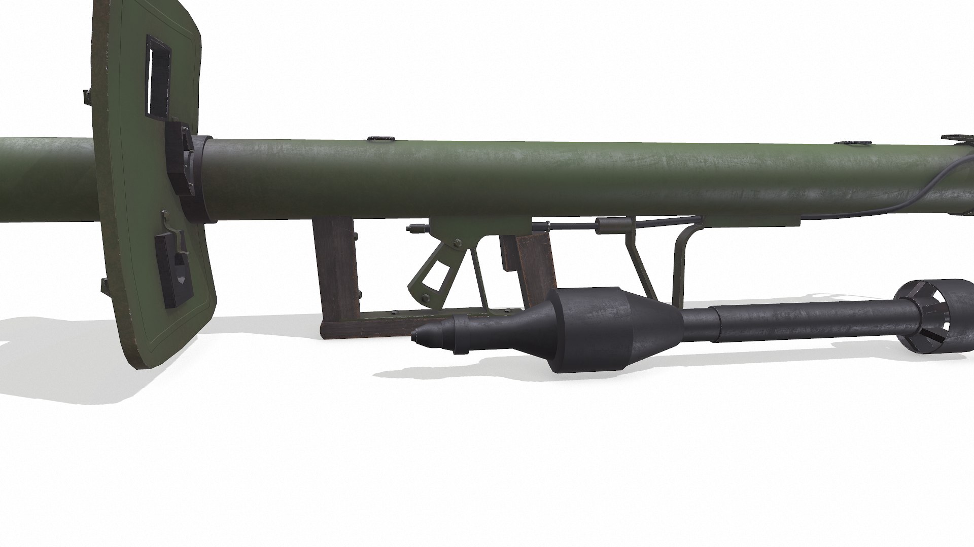 3D Model Panzerschreck Anti Tank Rocket Launcher Low-poly PBR ...