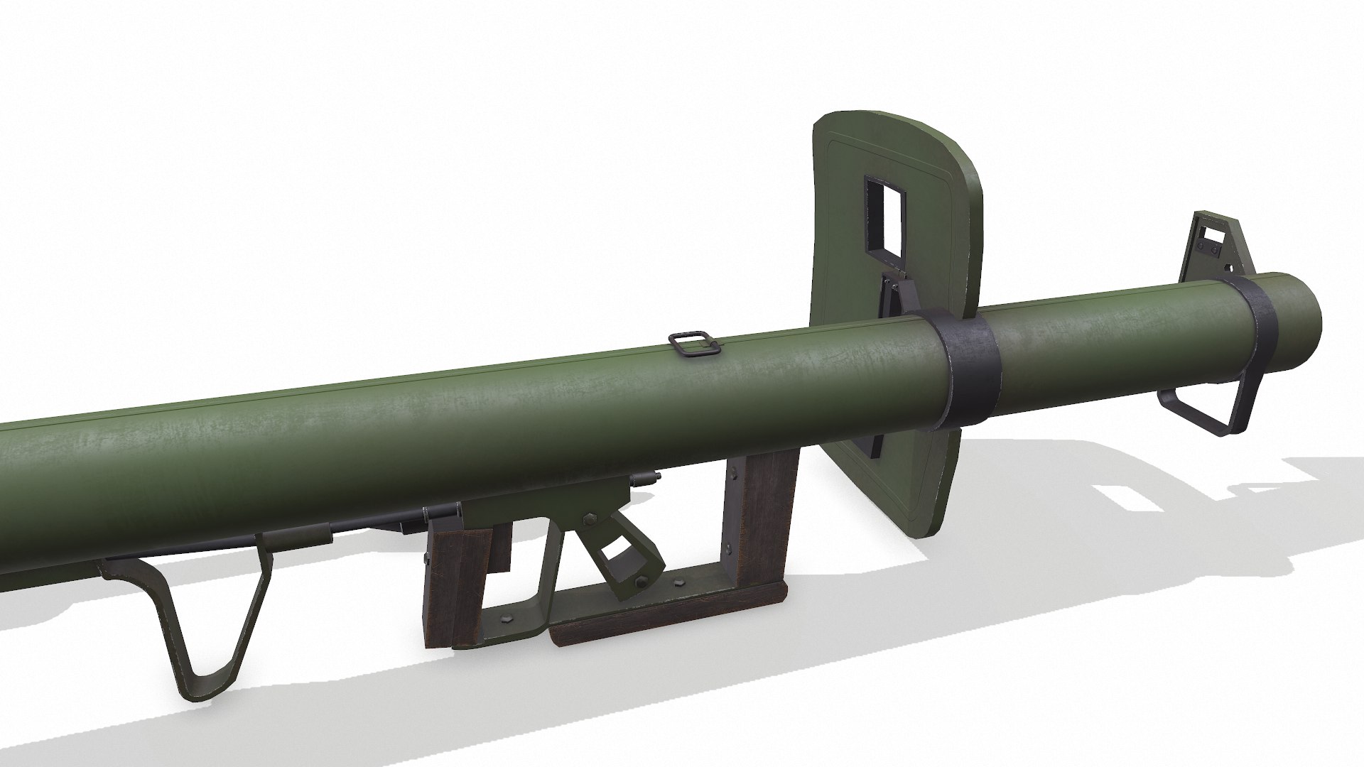 3D Model Panzerschreck Anti Tank Rocket Launcher Low-poly PBR ...