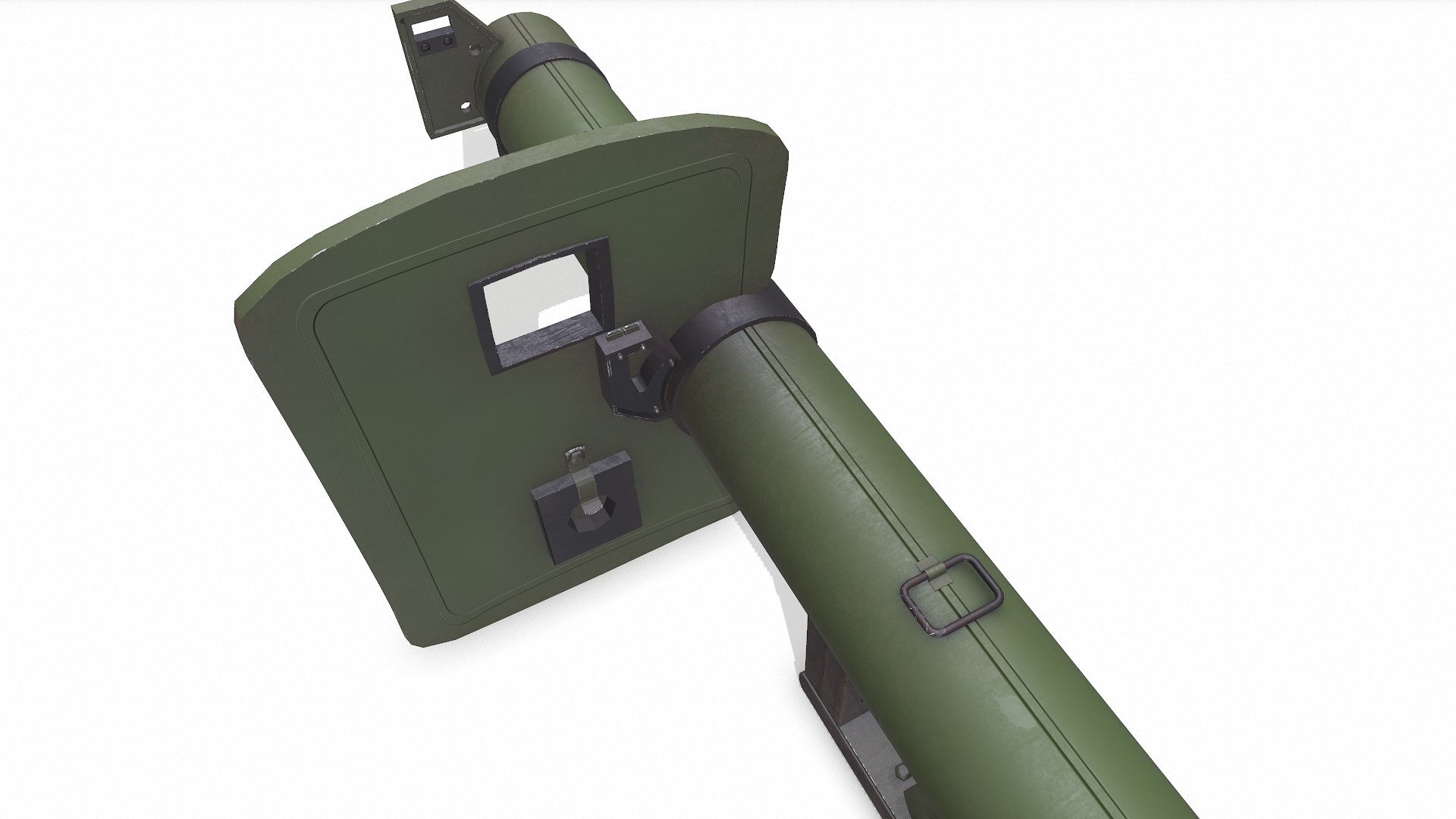 3D Model Panzerschreck Anti Tank Rocket Launcher Low-poly PBR ...