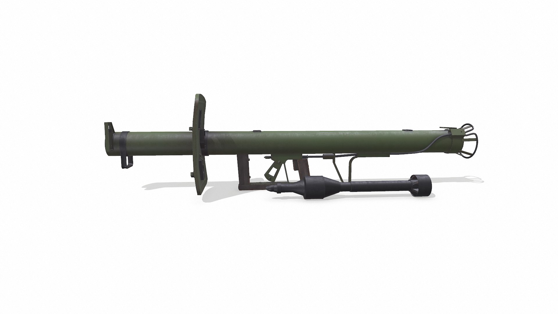 3D Model Panzerschreck Anti Tank Rocket Launcher Low-poly PBR ...