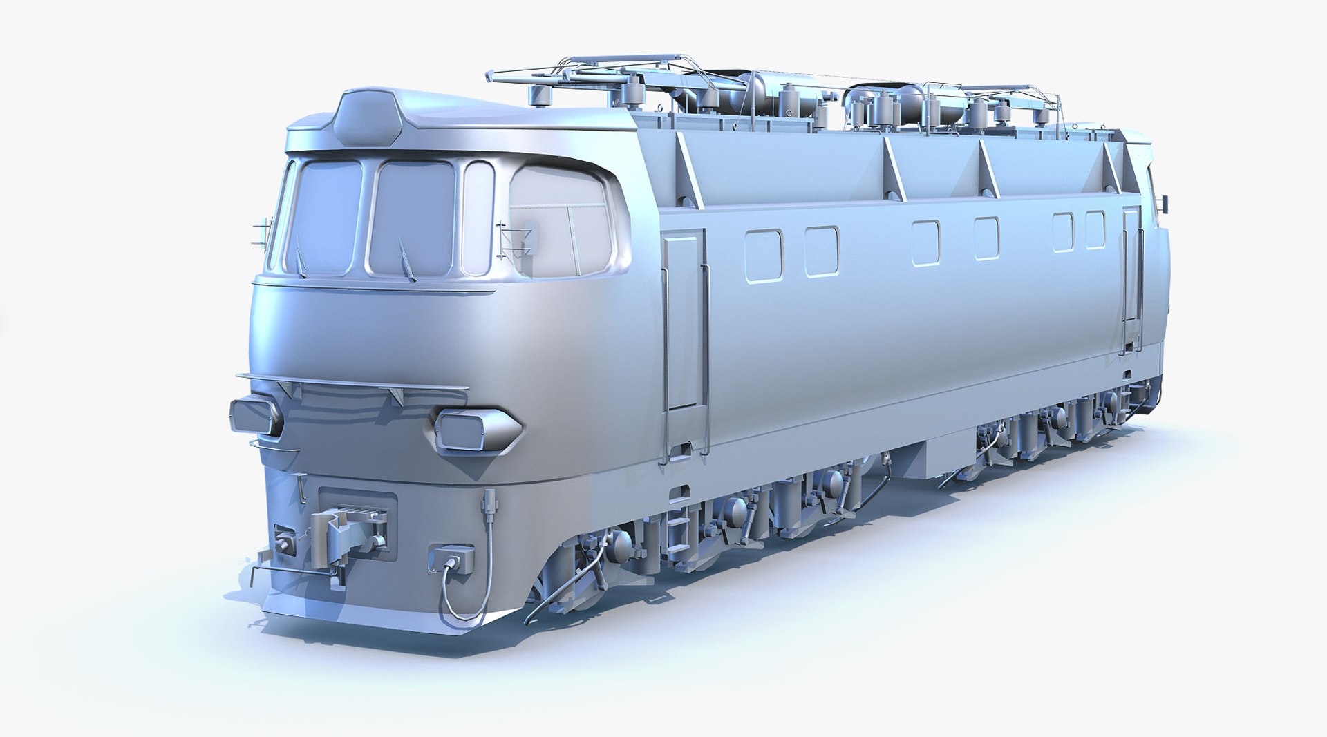 3D Train Locomotive Chs4 Uvs Model - TurboSquid 1447805